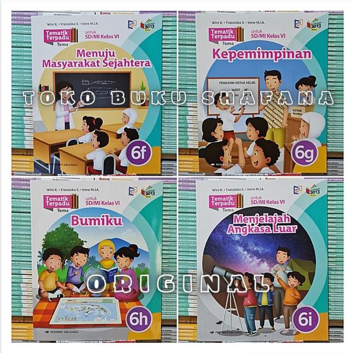 Jual BUKU TEMATIK TERPADU 6F 6G 6H 6I ERLANGGA K13 REVISI KELAS 6 SD - Jakarta Barat - masuk ...