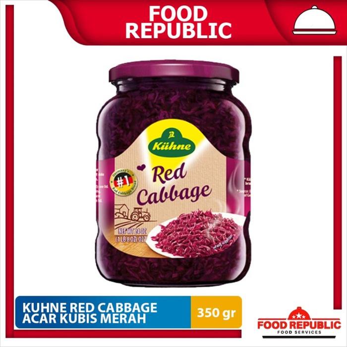 Jual Kuhne Red Cabbage 350 Gr Sauerkraut Acar Sayur Kubis Kol Merah ...