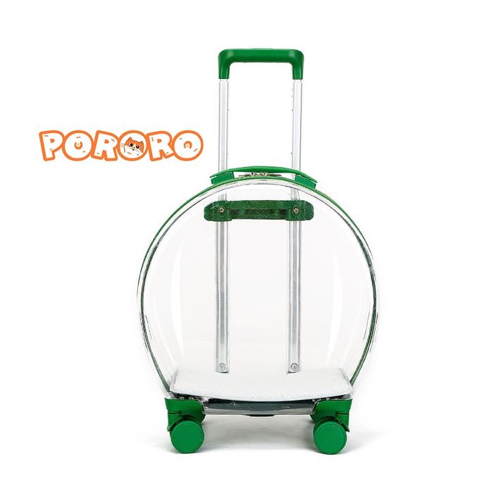 Jual PORORO - Koper Kucing Transparan Anjing Trolley Cargo Travel Bag ...