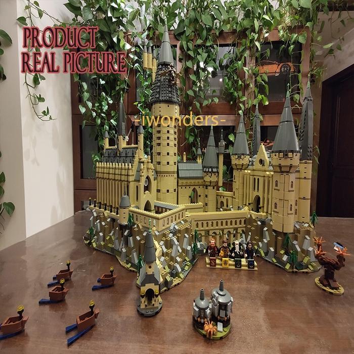 Jual Mainan Balok Bangunan Minifigures Model Kastil Hogwarts Harry ...