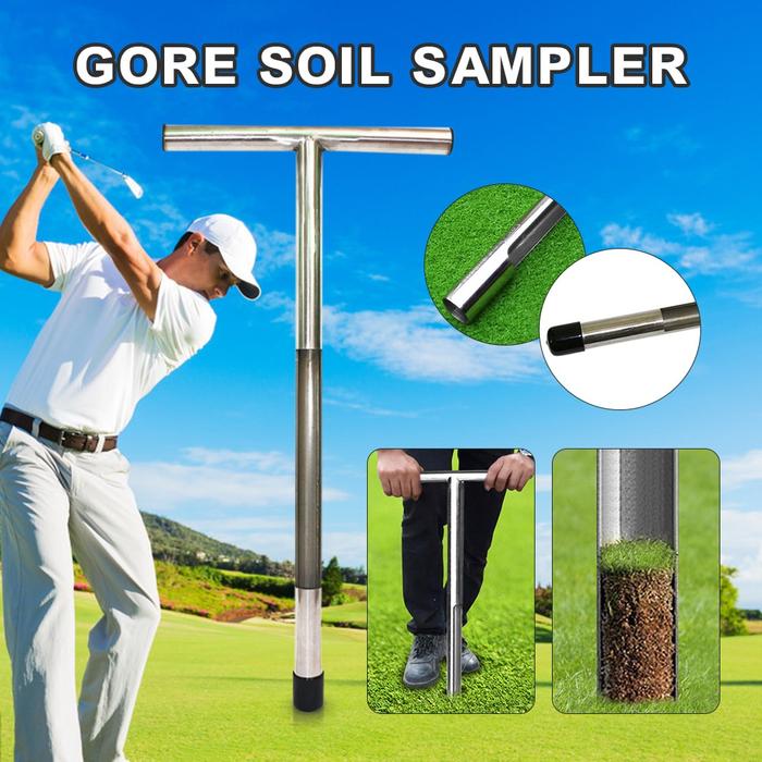 Jual Stainless Steel Durable Soil Sampler Probe 20 Inch Outdoor Tubular ...