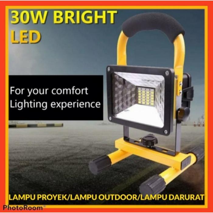 Jual Lampu Proyek Sorot LED Emergency Serbaguna Darurat Portable ...