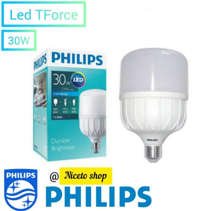 Jual Lampu Led Philips TForce T-Force 30 Watt Cool Daylight / Putih ...