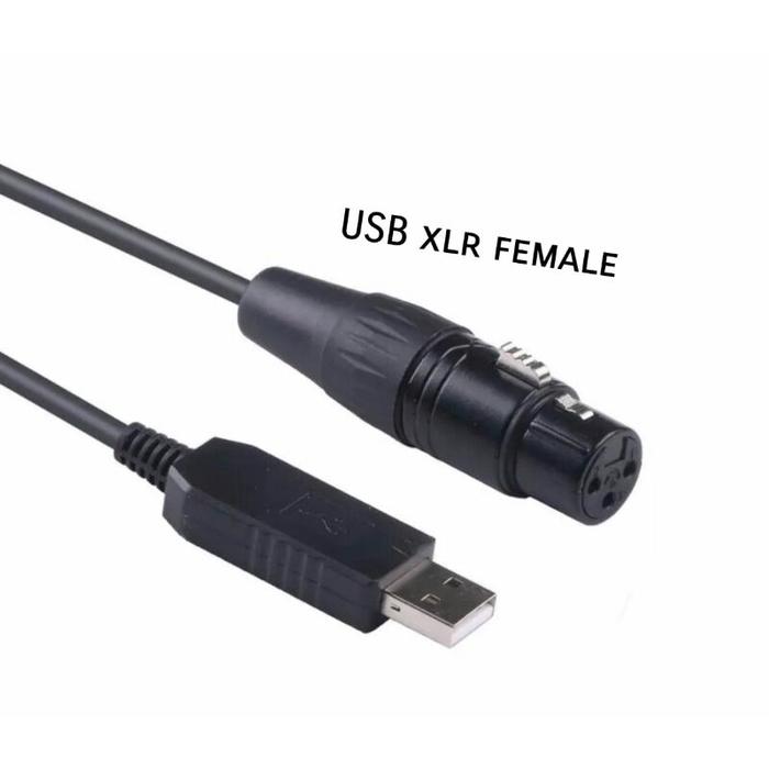 Jual Kabel Ftdi Usb Rs485 To 3 Pin Xlr Dmx 512 400 Male Female ...
