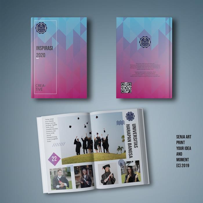 Jual Cetak Buku Tahunan Yearbook Album Kenangan Sekolah Free Desain ...