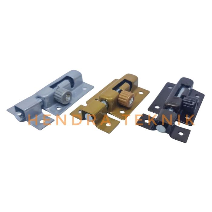 Jual GRENDEL WARNA 2" BESI GRENDEL KUNCI 50MM SELOT KANCING PINTU ...