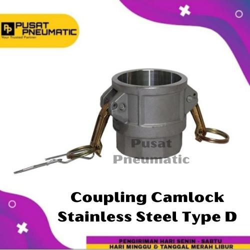 Jual 1" Coupling Camlock Stainless Steel Type D 100 Size 1 Inch ...