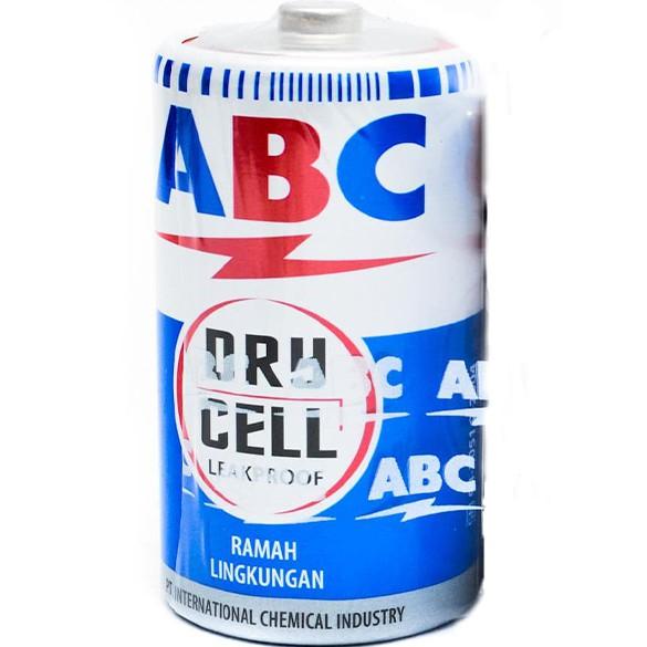 Jual Baterai ABC Dry Cell Biru Besar R20 Tanggung R14 harga 1pc ...