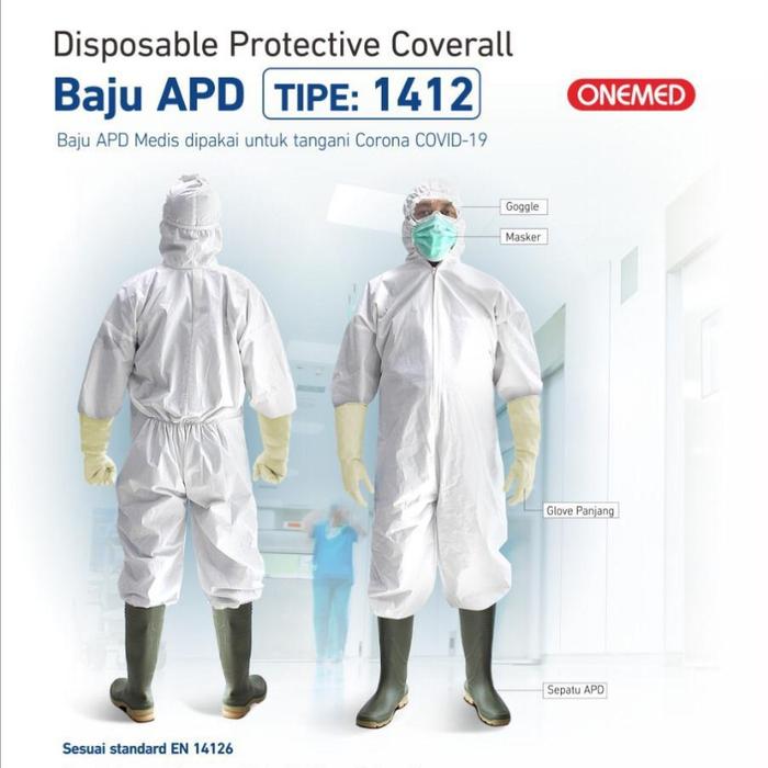 Jual Baju Hazmat Baju APD APD Coverall Coverall Surgical Gown All ...