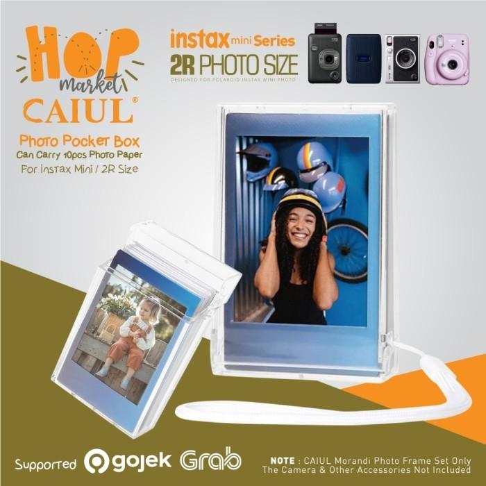 Jual Photo Frame Box Clear Acrylic Album Tempat Foto Meja u/ Instax 2R ...