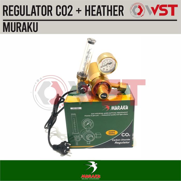 Jual Muraku Regulator CO2 + heater / Regulator CO 2 with heater Pemanas ...
