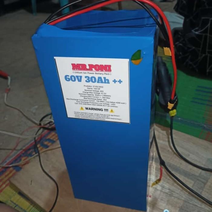 Jual Battery Motor Listrik Lithium Ion 18650 60v 20ah 30ah 40ah 60ah 1 ...