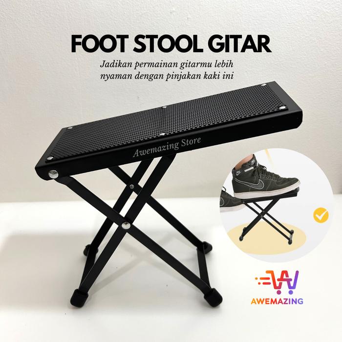 Jual Foot Stool Guitar Pijakan Kaki Untuk Gitar Klasik / Injakan Pedal ...
