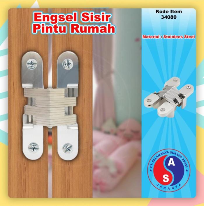 Jual Engsel Lipat Tanam Kayu Stainless Invisible Concealed Winston ...