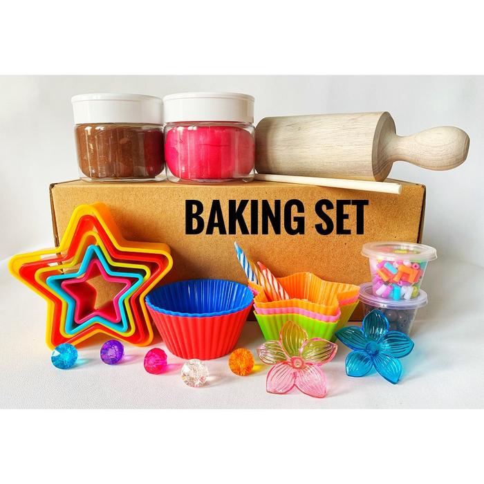 Jual Play Dough Sensory Play Baking Set Play Dough Sensory Play Tema ...