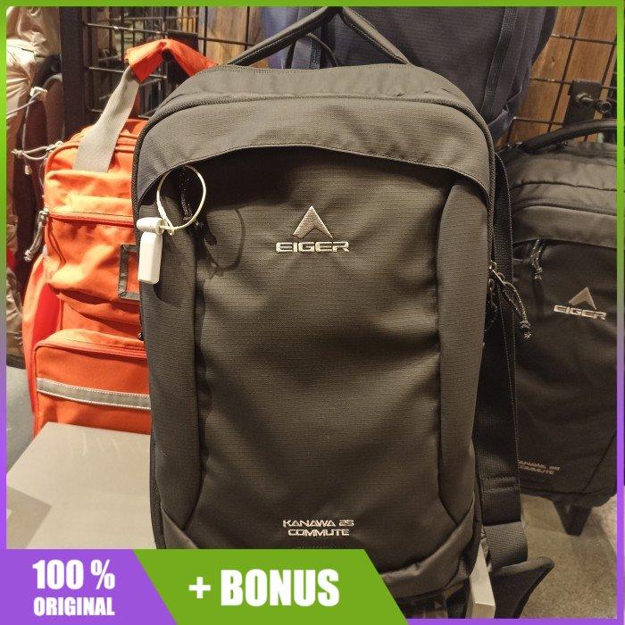 Jual Tas Ransel Eiger KANAWA COMMUTE 25 1.0 Bag Black Hitam 91000 7757 ...