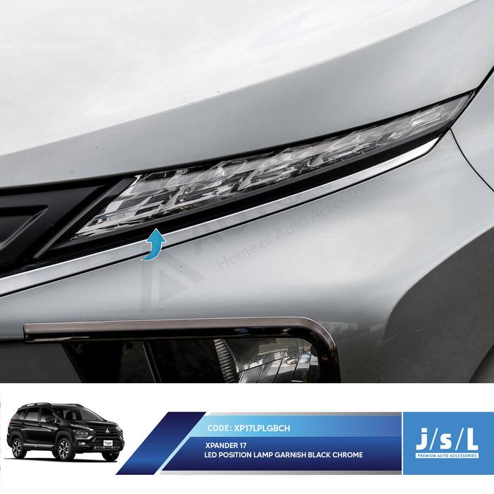 Promo JSL Led Position Xpander 2017 Lis Garnish Depan Black Chrome ...