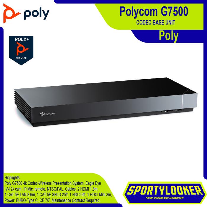 Jual POLY Polycom G7500 Wireless Presentation System with EagleEye IV ...