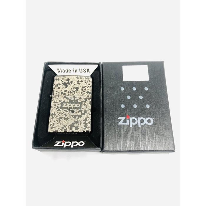 Jual ZIPPO BLACK ICE MOTIF BATIK FULL CASING ZIPPO CUSTOM LASER BATIK ...
