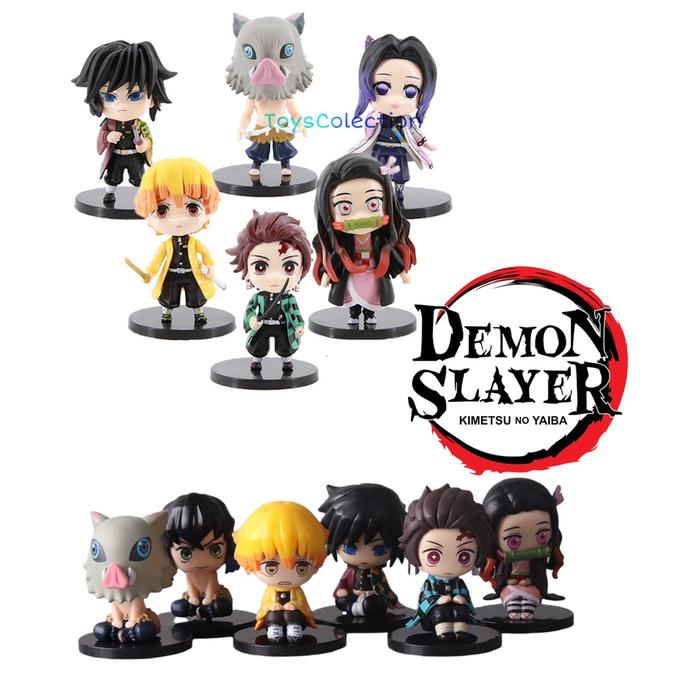 Jual ACTION FIGURE KIMETSU NO YAIBA DEMON SLAYER TANJIRO NEZUKO INOSUKE ...