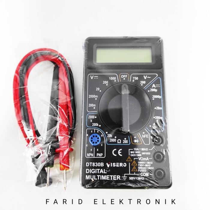 Jual avo meter Digital multimeter DT830B visero - Jakarta Barat ...