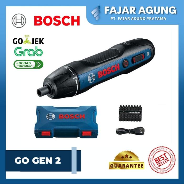 Jual BOSCH GO GEN 2 Obeng Baterai / Cordless Screwdriver + KIT - Kota ...