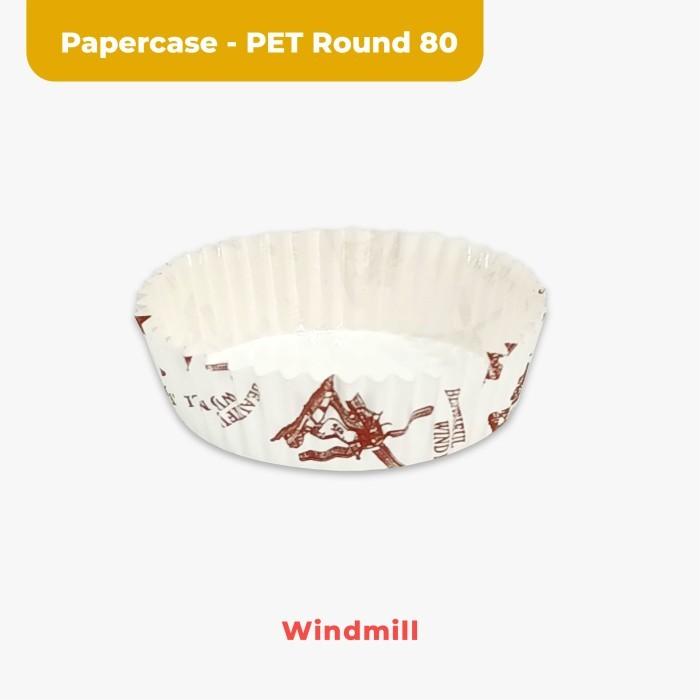 Jual PET/Cup Roti/wadah roti/Kertas baking roti ukuran 80 mm - Windmill ...