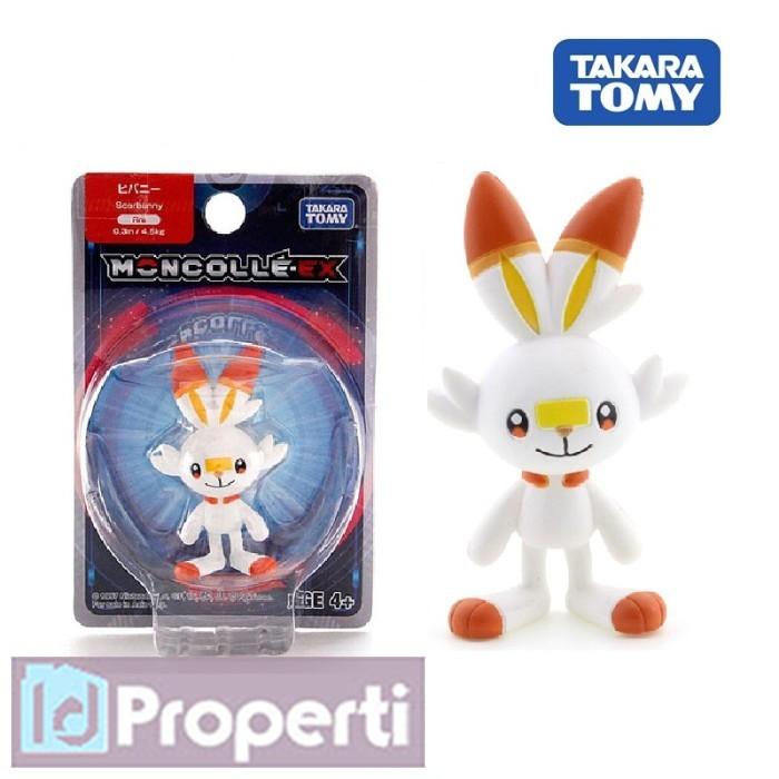 Promo Tomy Takara Scorbunny Moncolle EX EMC #75 Mainan Pokemon Action ...