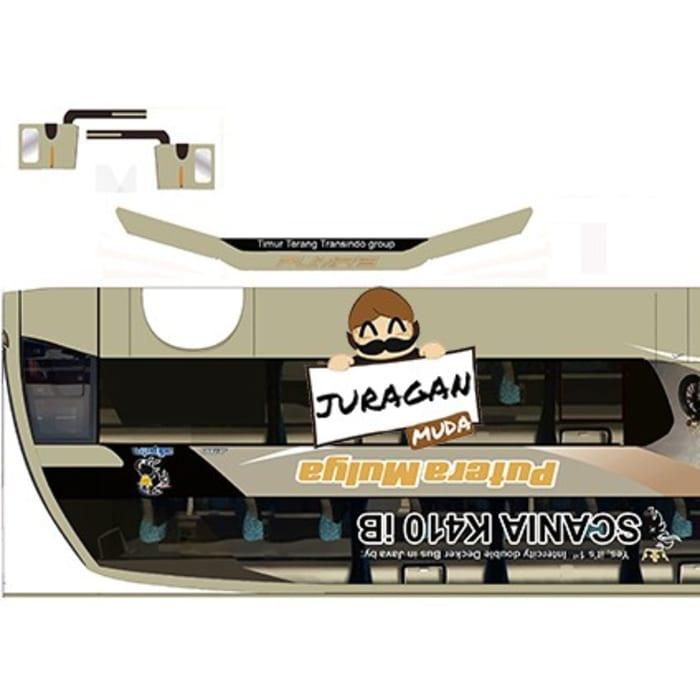 Jual DIY Miniatur Bus Putera Mulya Double Decker Papercraft S saywku ...