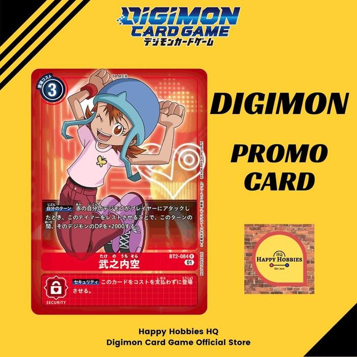 Promo Digimon Card Game Promo BT2-084 Takenouchi Sora Rare - Kota Surabaya - Happy Hobbies HQ ...