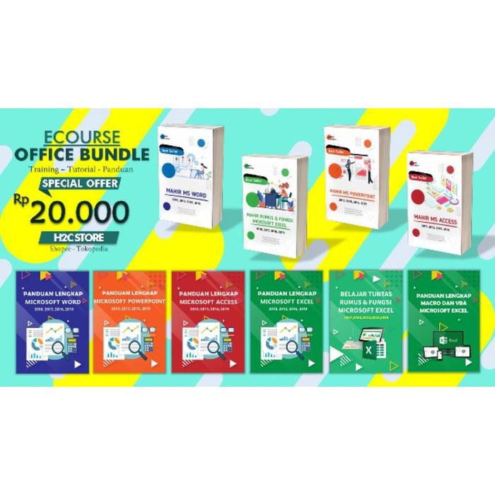 Jual TRAINING ECOURSE MAHIR OFFICE BUNDLE - TUTORIAL - PANDUAN-BANYAK BONUS - Kota Batu - H2C ...
