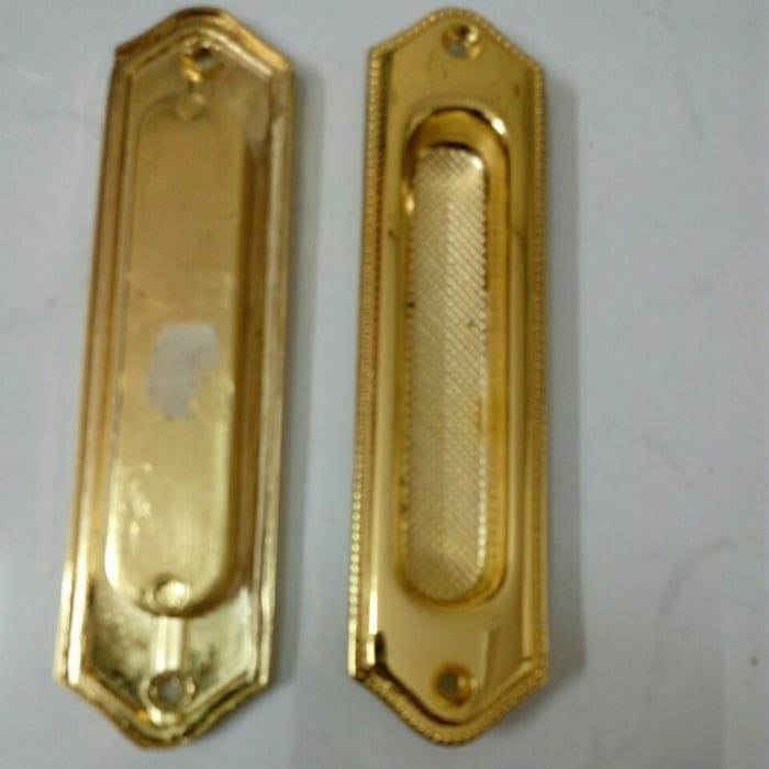 Jual Handle tarikan tanam pintu geser lemari laci besi gold m sawpsi ...