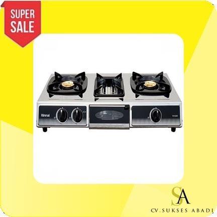 Jual Kompor Gas 2 Tungku Plus Grilled RI524E Rinnai RI-524E Termurah ...