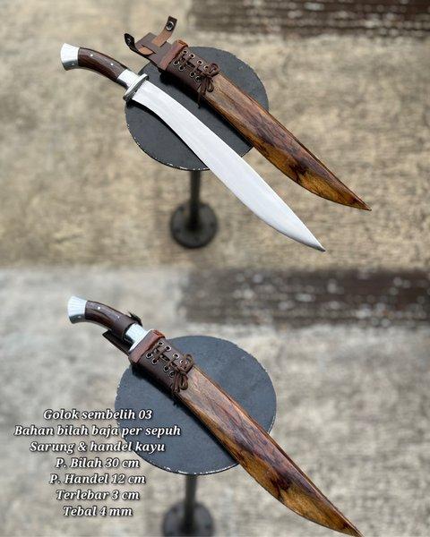 Jual pisau potong sembelih hewan qurban pisau daging pisau dapur tipe ...