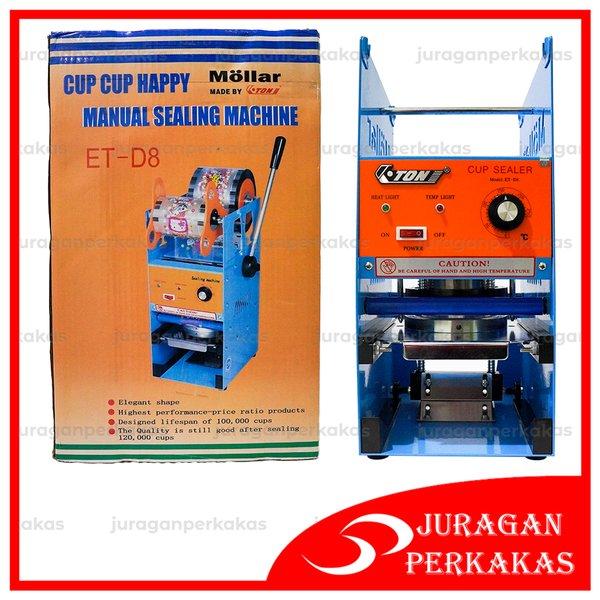 Jual Mesin Cup Sealer Eton Et D8 Alat Press Segel Gelas Plastik