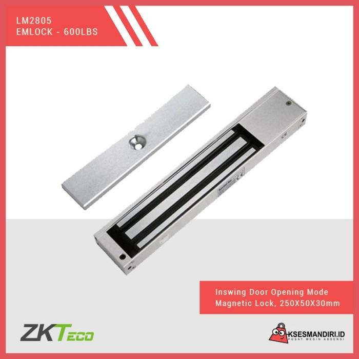 Jual MLOCK MAGNETIC LOCK 600LBS ZKTECO ORIGINAL LM2805 ORIGINAL BEST ...