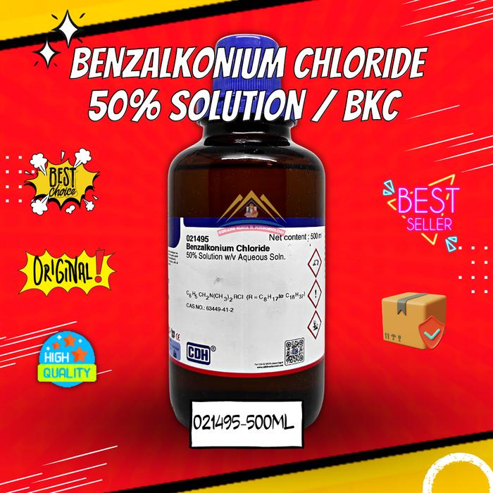 Jual Benzalkonium Chloride 50% Solution / BKC | C6H5CH2N(CH3)2RCl, 500 Ml - Kab. Bogor - Gudang ...