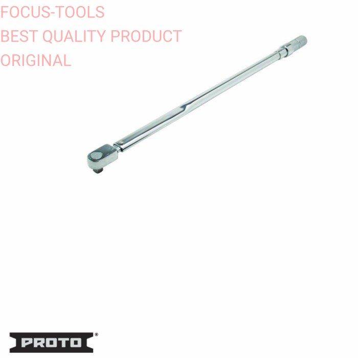 Jual PROTO Torque Wrench3/4" Drive FixedHead Micrometer 120-600ft-lbs ...