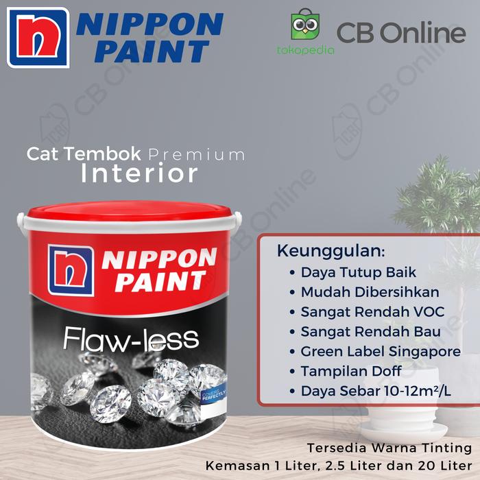 Jual CAT TEMBOK NIPPON PAINT SILHOUETTE GREY NP N 1989D - Flawless, 1KG - Jakarta Selatan - CB ...