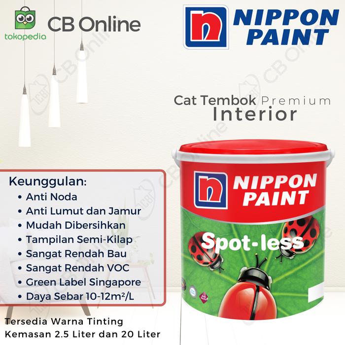 Jual CAT TEMBOK NIPPON PAINT WHITE 145 - Spotless, 20L - Jakarta ...