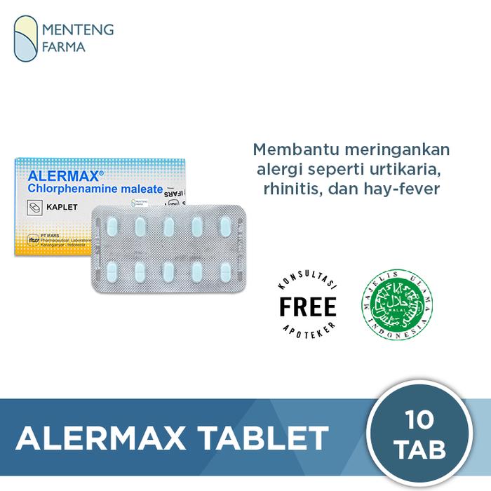 Jual Alermax 10 Tablet - Obat Alergi Rinitis - Jakarta Pusat - Menteng ...