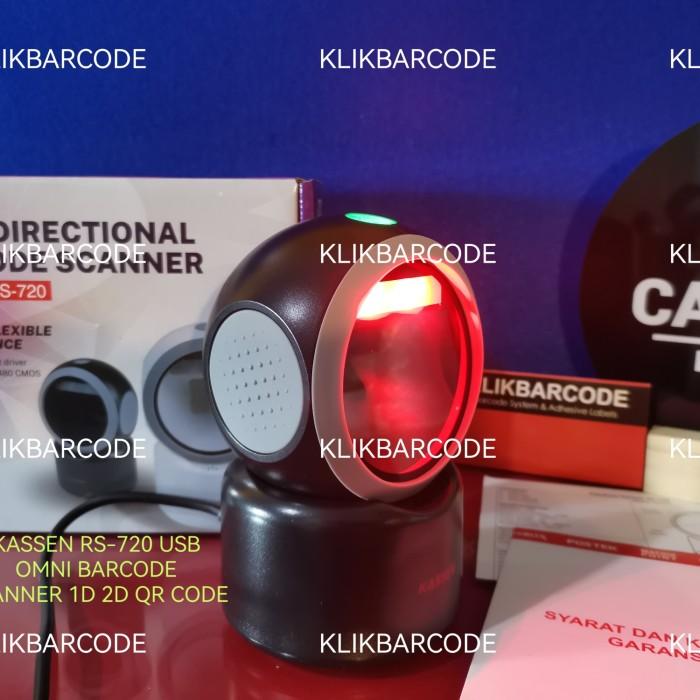 Jual KASSEN RS-720 OMNI DIRECT SCANNER BARCODE 1D/2D QR DIGITAL - USB ...