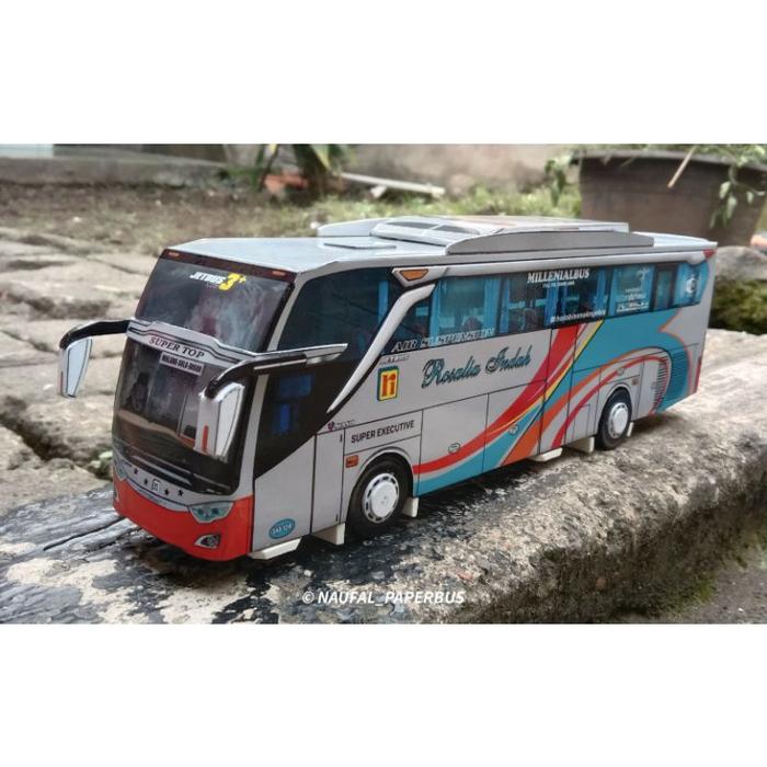 Jual Ready Miniatur Bus Papercraft Rosalia Indah Skala 50 - Kab. Bekasi ...