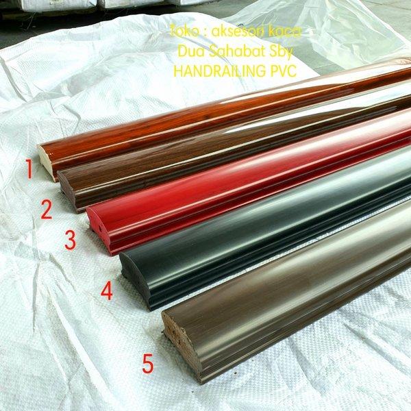 Jual HANDRAIL PVC HANDRAILING HAND RAIL PEGANGAN TIANG RAILING HITAM ...