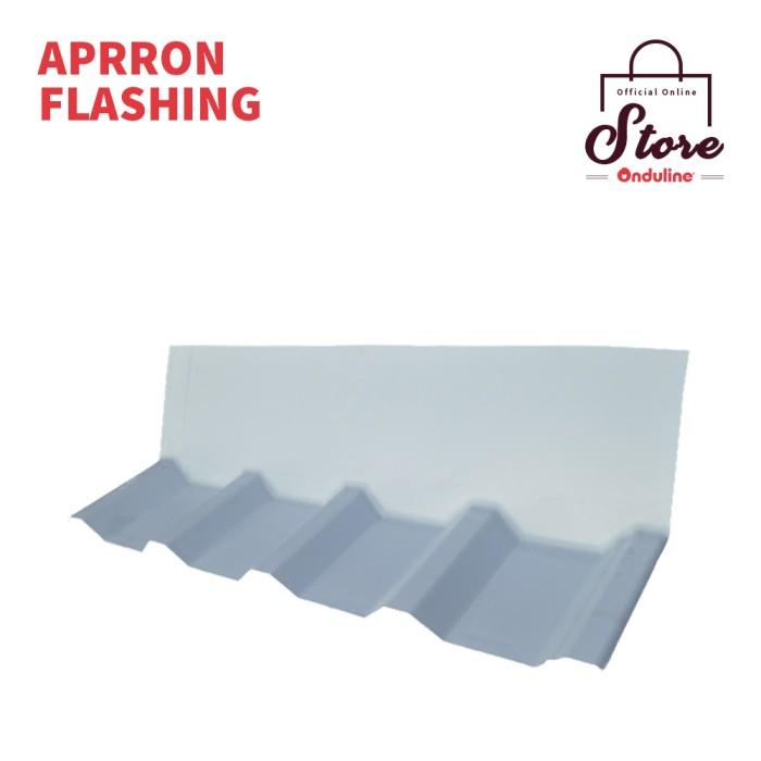 Jual Apron Flashing UPVC - Penyambung Atap dan Dinding - Light Blue ...