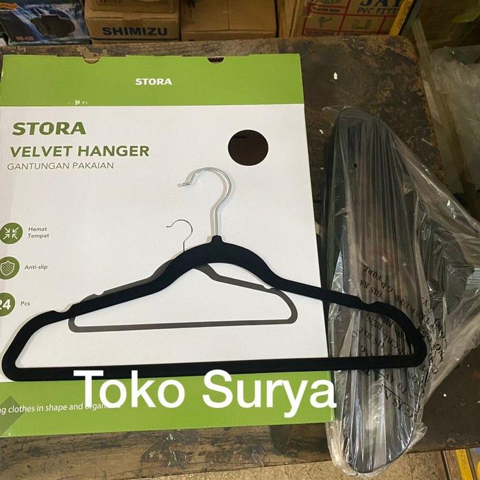 Jual GANTUNGAN BAJU ACE HARDWARE KRIS Set Gantungan Baju Hanger Velvet ...