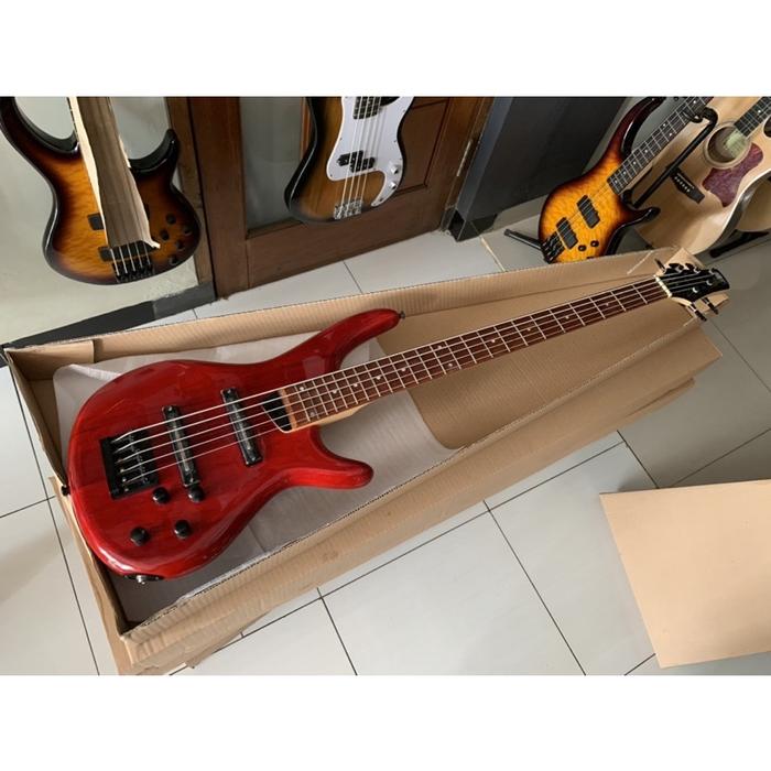 Jual Bass ibanez sdgr 5 string pickup gnb dah tanam besi dalam nek ...
