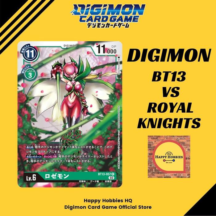 Jual Digimon Card Game BT13-057 Rosemon Rare - Kota Surabaya - Happy ...