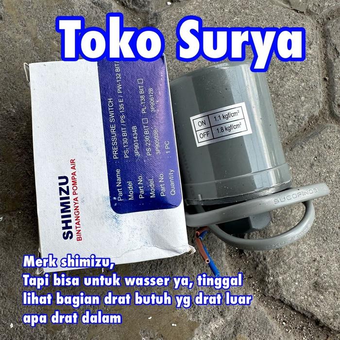 Jual PRESSURE SWITCH WASSER PW 139 EA OTOMATIS WASSER PW 139 EA otomatis - Kota Surabaya ...