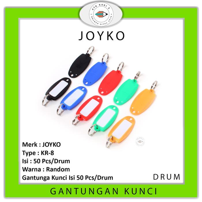Jual KEY RING JOYKO KR 8 ISI 50 / GANTUNGAN KUNCI / NAME TAG KUNCI ...